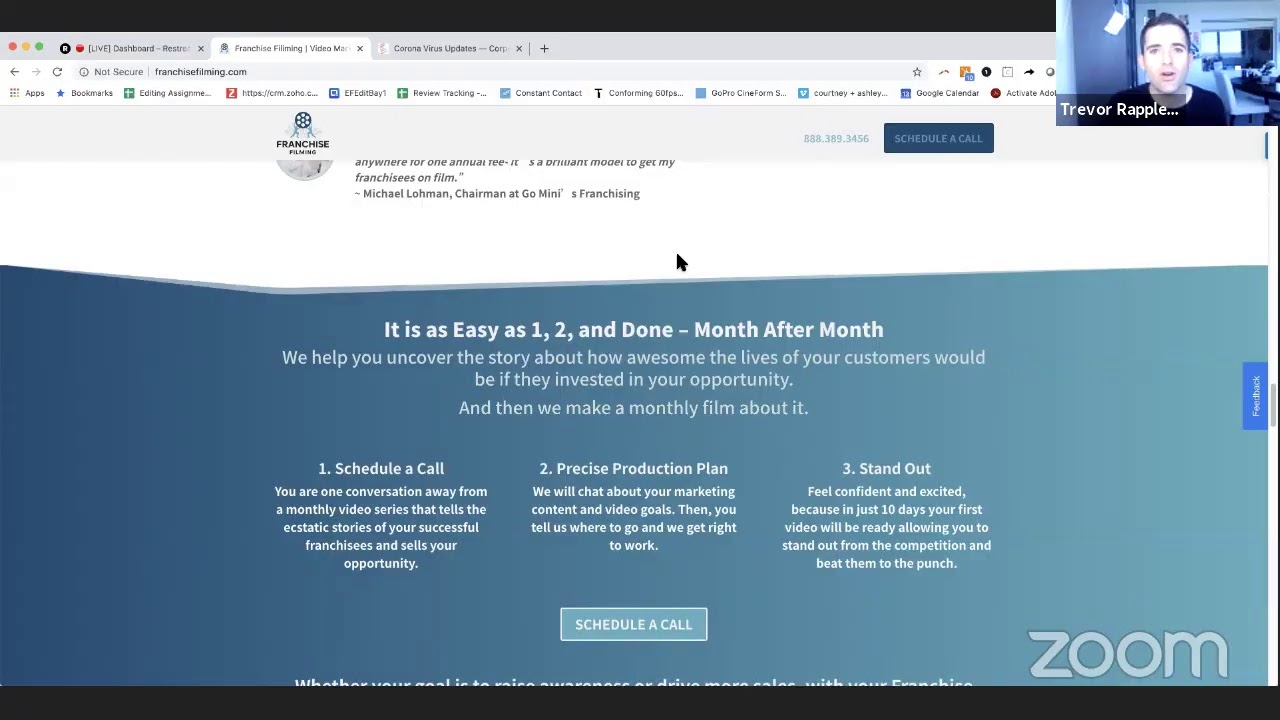 Franchisefilming Launched Youtube