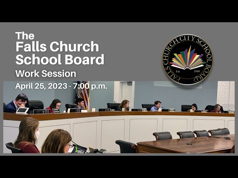 School Board Work Session April 25 2023 Youtube
