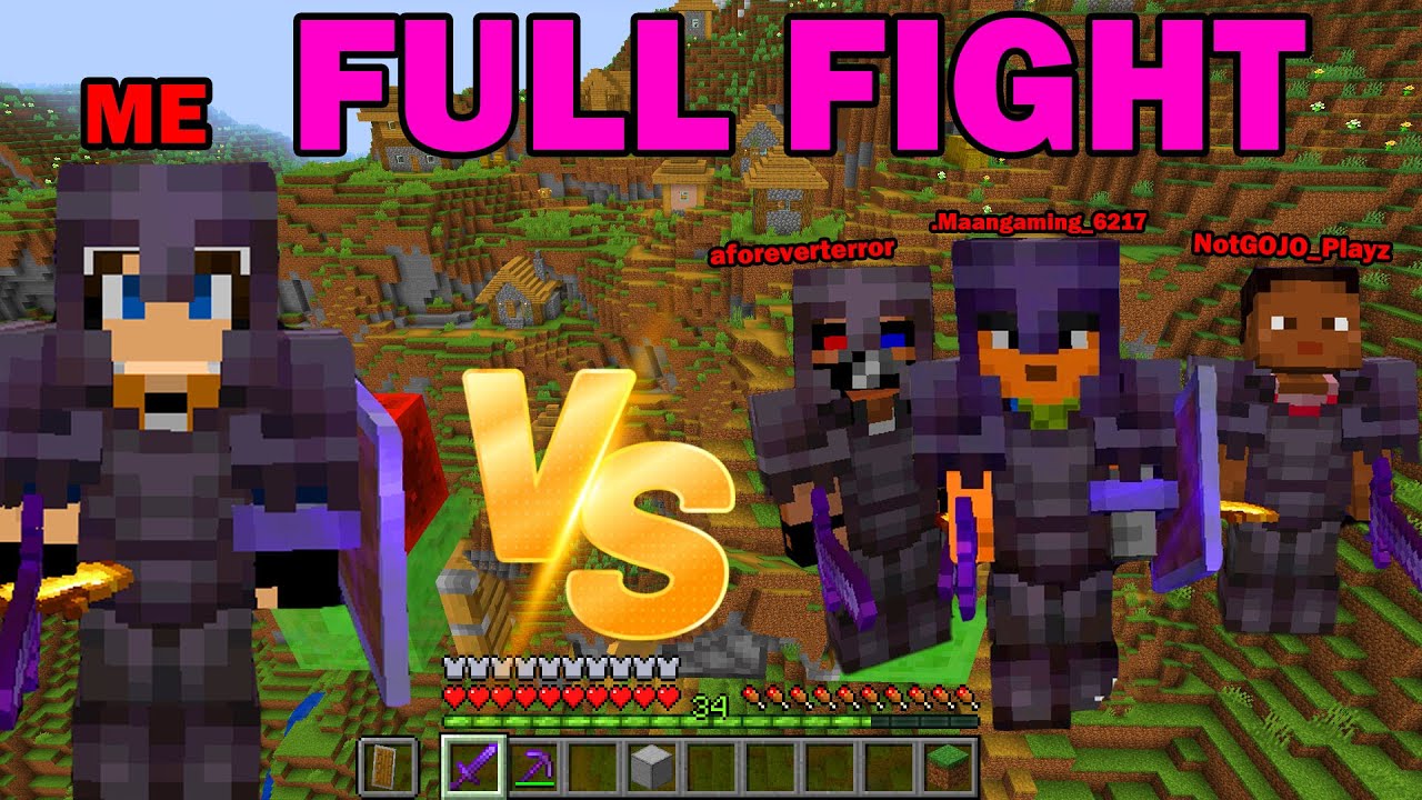 Pvp Battle With My Friends In Minecraft Survival Smp Minecraft 1 20 4