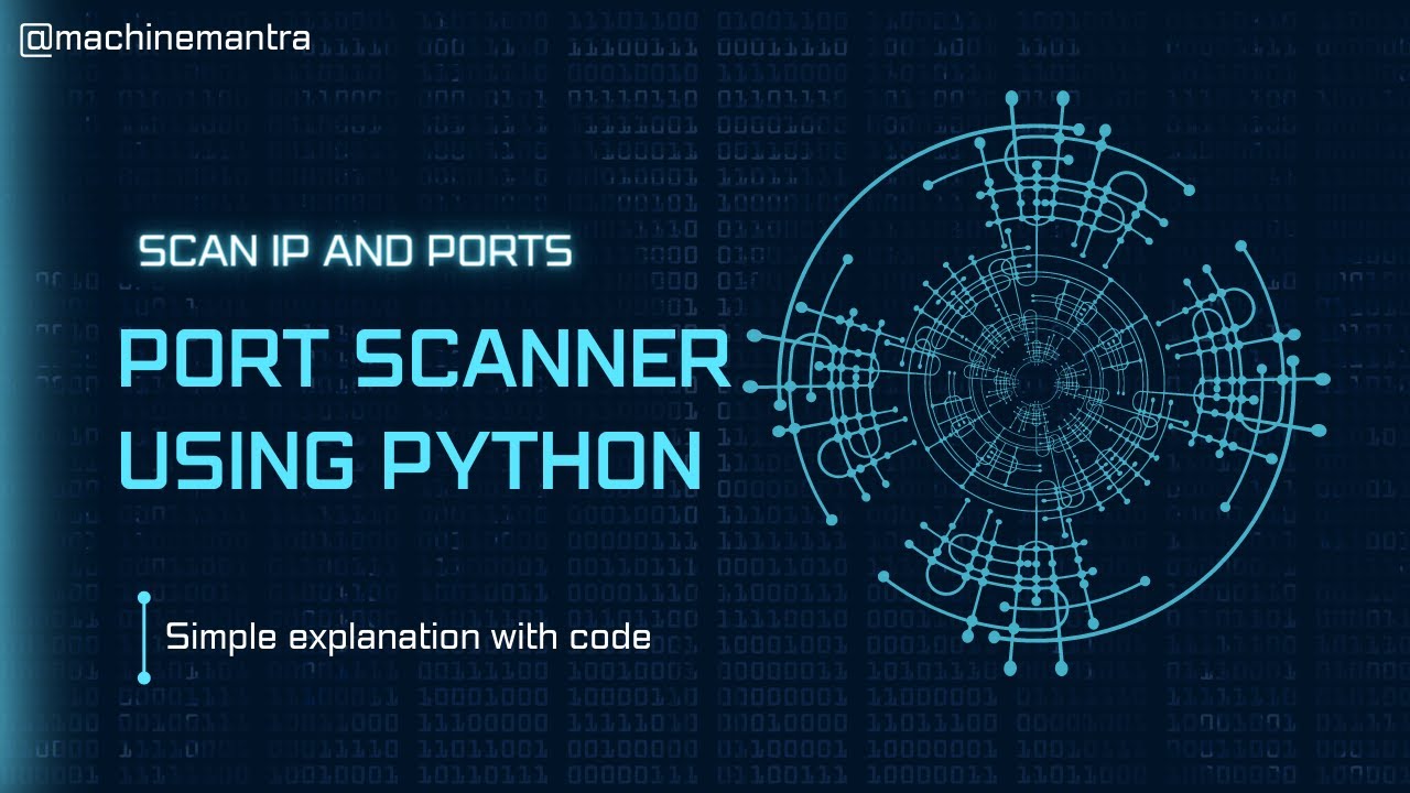 Port Scanner In Python Scan Ip And Ports Port Scanner Code In