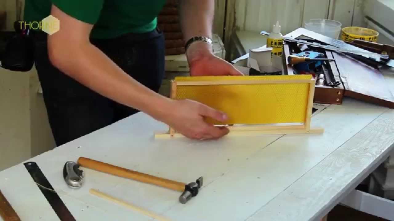 Thorne National Beehive Super Frame Assembly Instructions Youtube