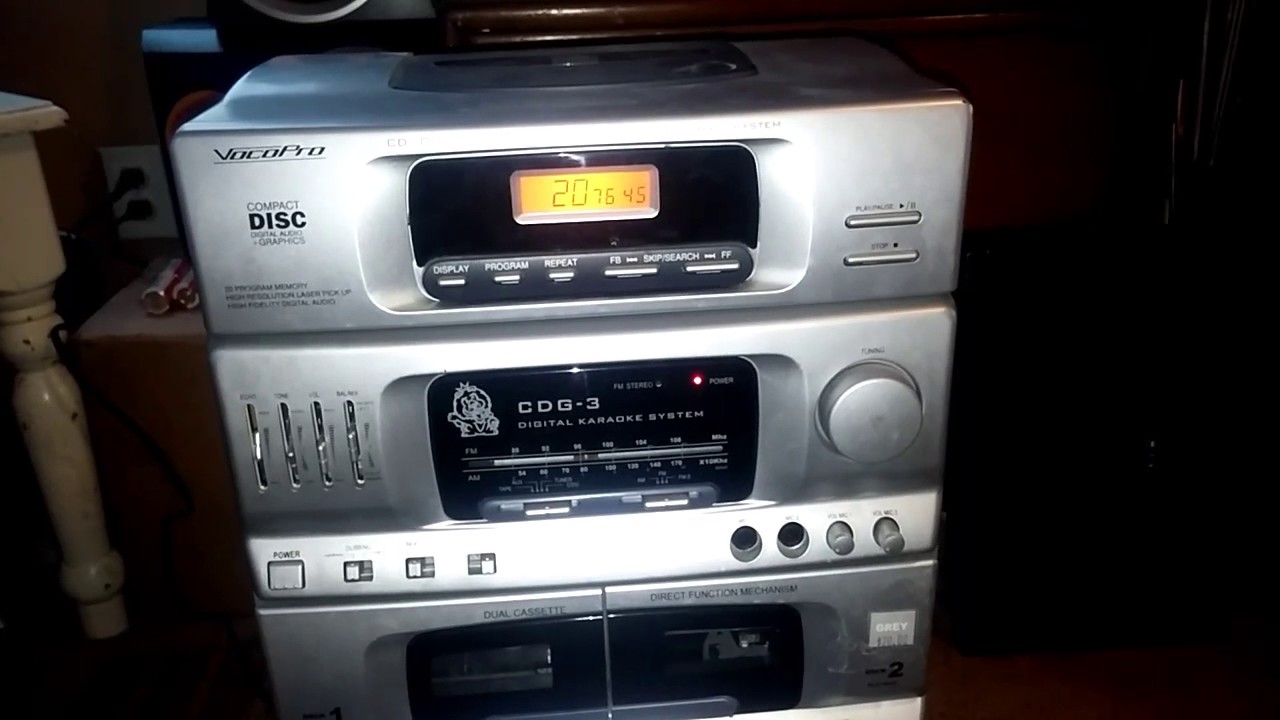 Vocopro Cdg 3 Digital Karaoke System Youtube