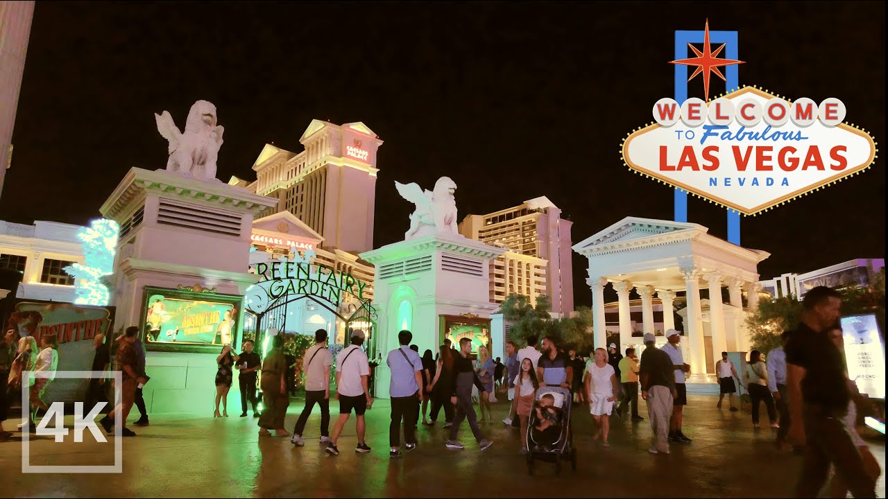 Las Vegas Strip Ultimate Walking Tour 4k Youtube