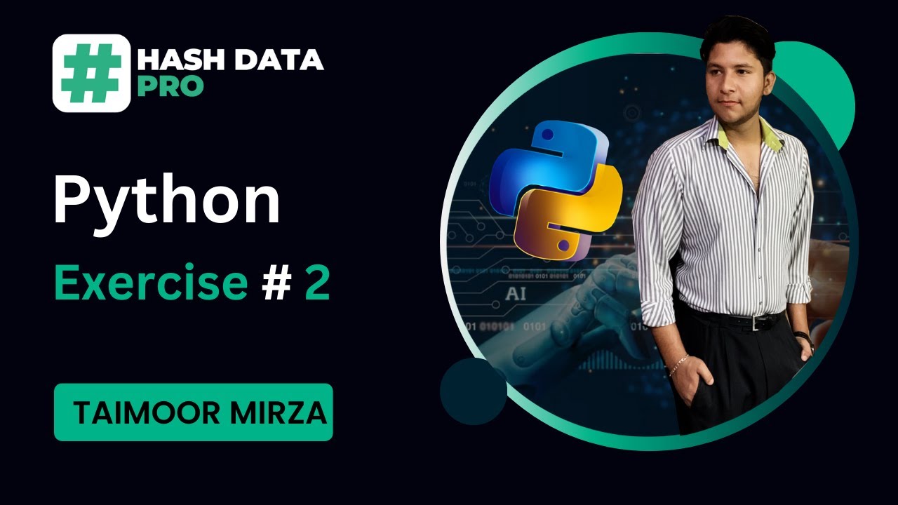 Python Basic Exercise 2 Python Course Day 10 Python Tutorial