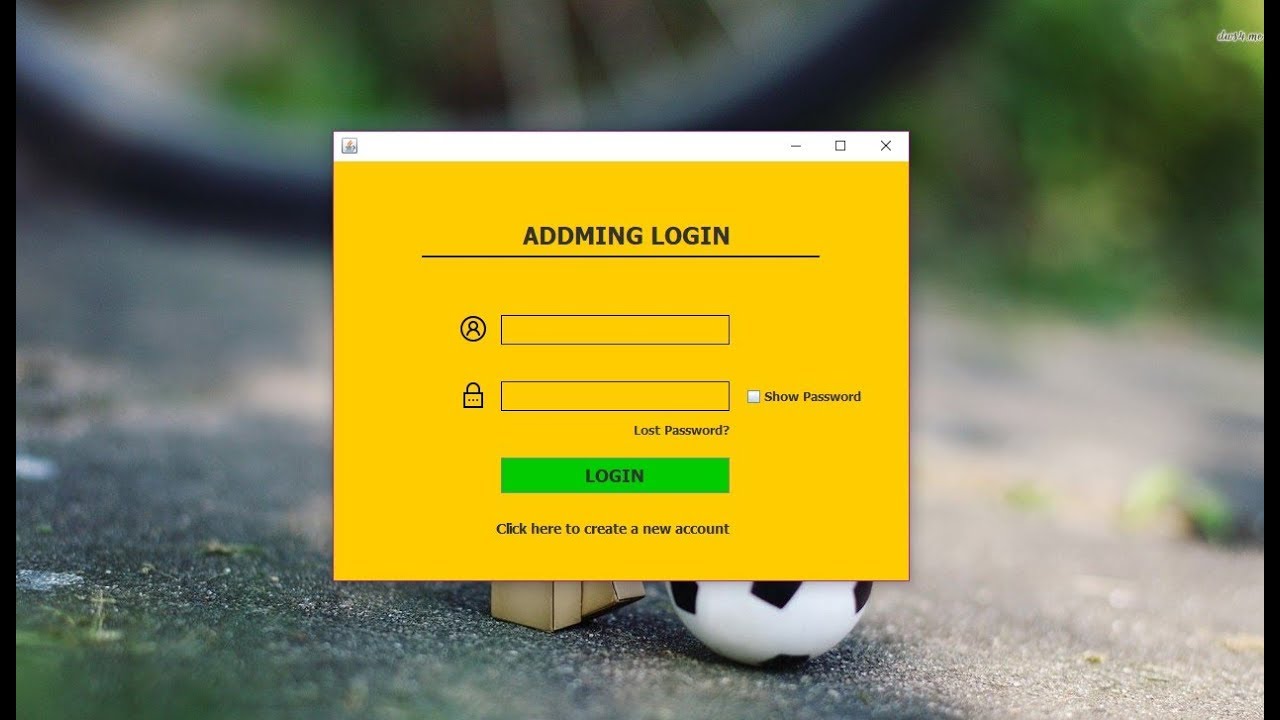Java Login From Design Gui In Netbeans Youtube