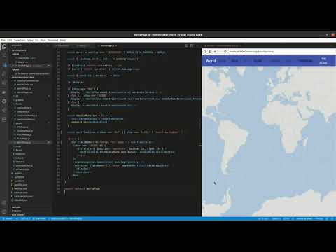 D3 Globe And Map In A React Application Youtube