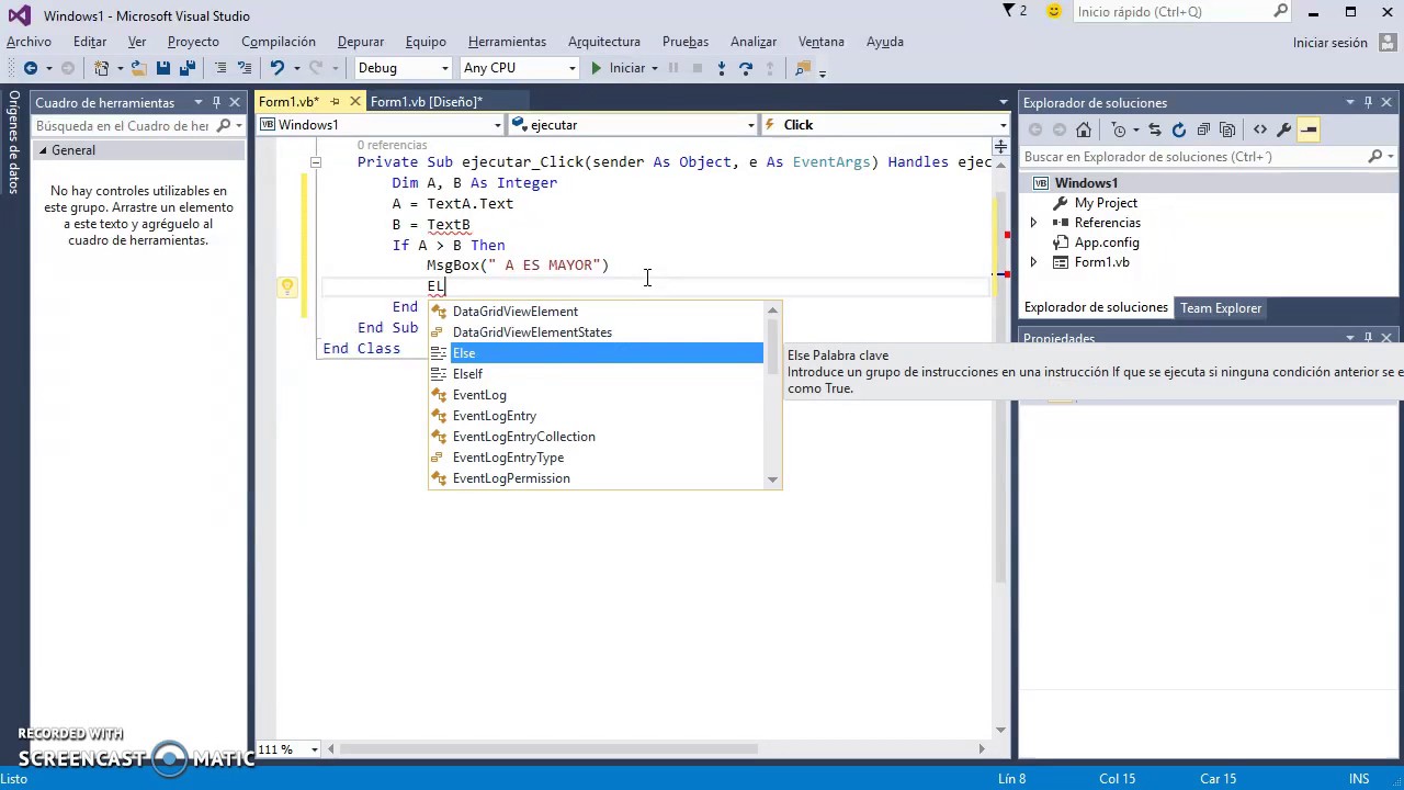 Visual Basic 2015 Tutorial Youtube