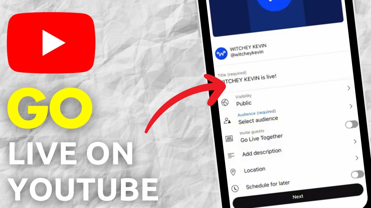 How To Go Live On Youtube Mobile Easy Youtube