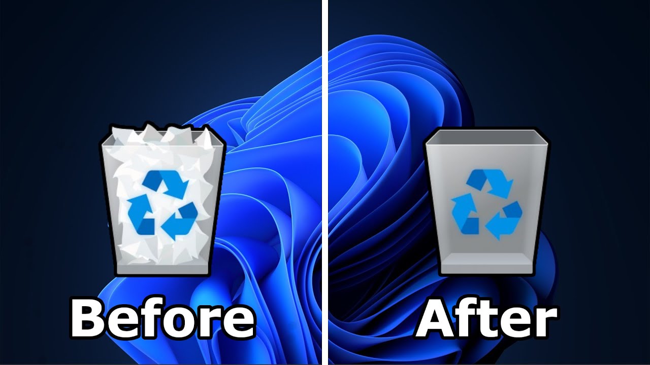 How To Empty Recycle Bin In Windows 11 Youtube