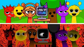 Incredibox Sprunked But Sprunki Style Normal Vs Horror Versions Bottle ...