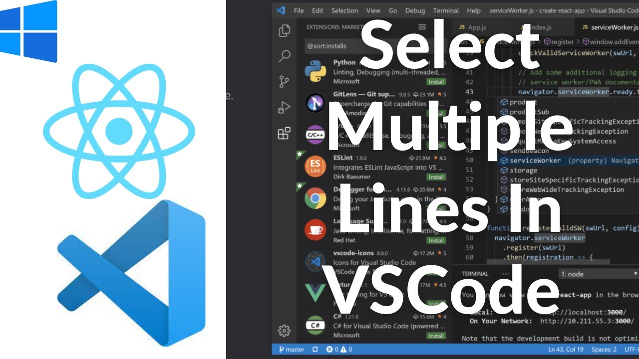 How To Edit Multiple Lines At Once In Vscode Vscode How To Select ... How To Edit Multiple Lines At Once In Vscode Vscode How To Select ...