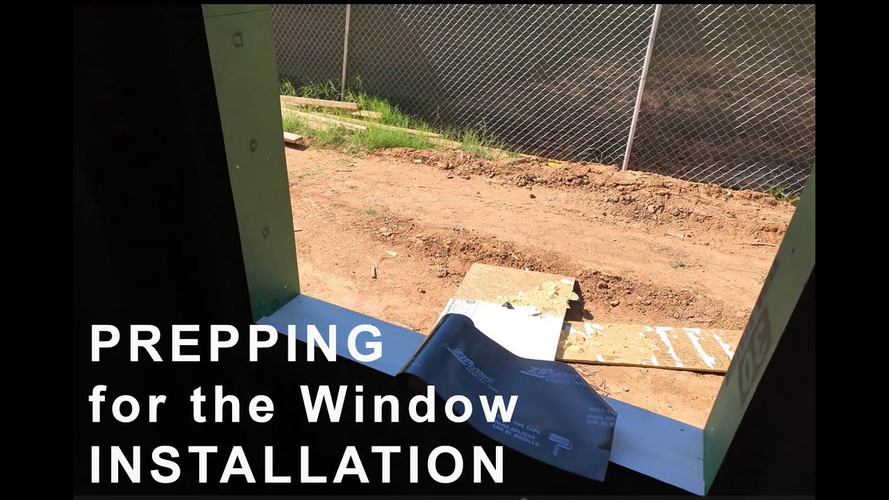 Prepping The Window Opening Youtube