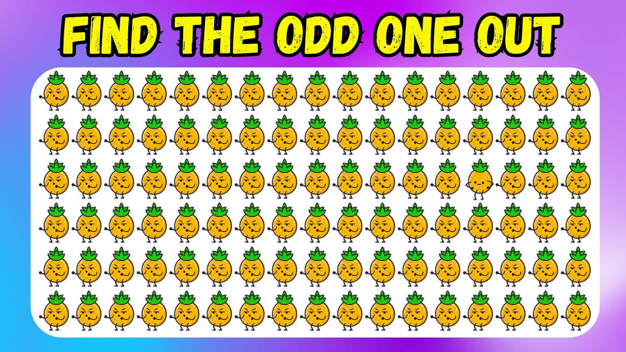 Find The Odd One Out Emoji Quiz Odd Emoji Out By Spotting The