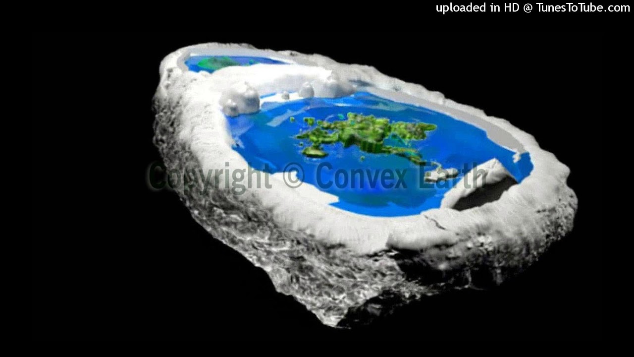 Flat Earth Map Ice Wall Jnrled