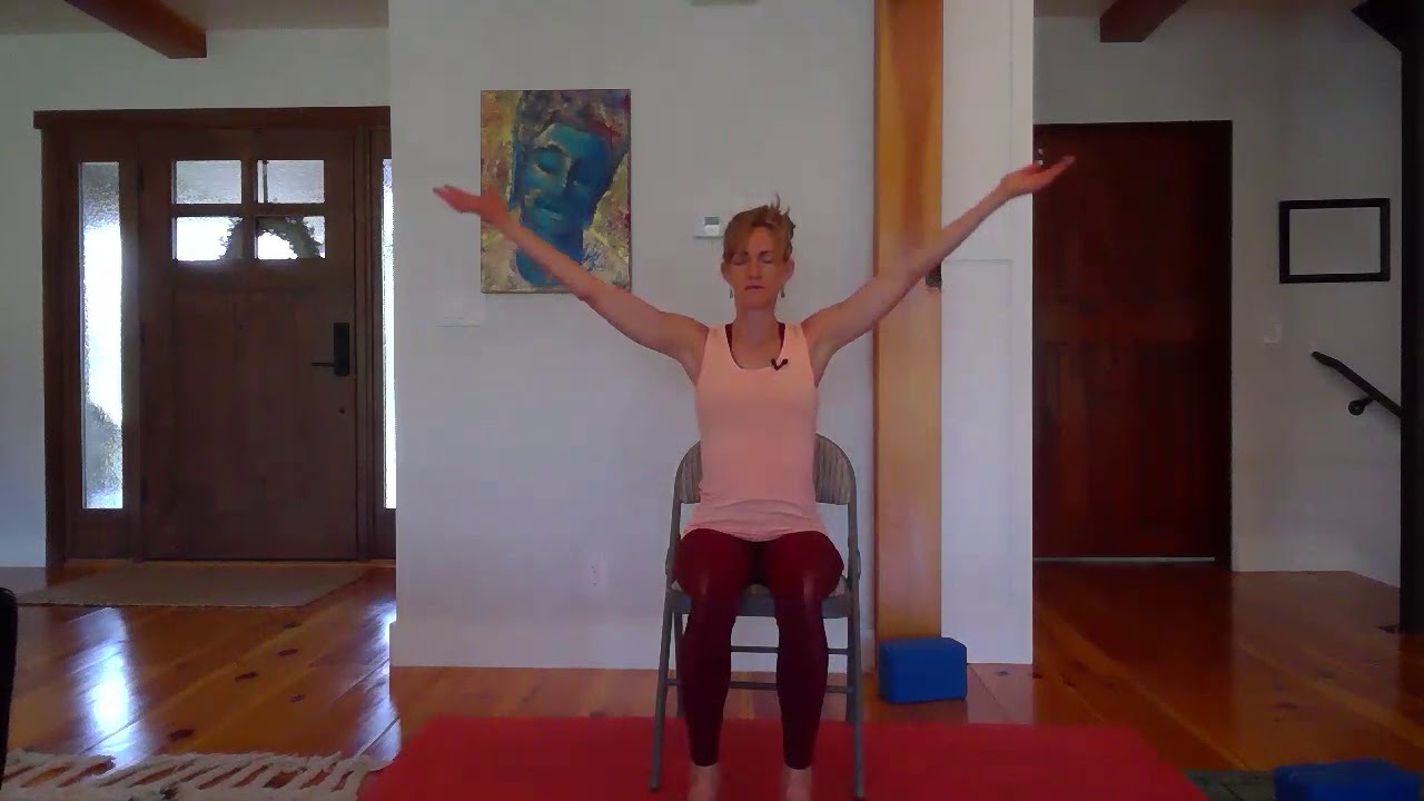Chair Yoga Chakra Balancing Practice Youtube