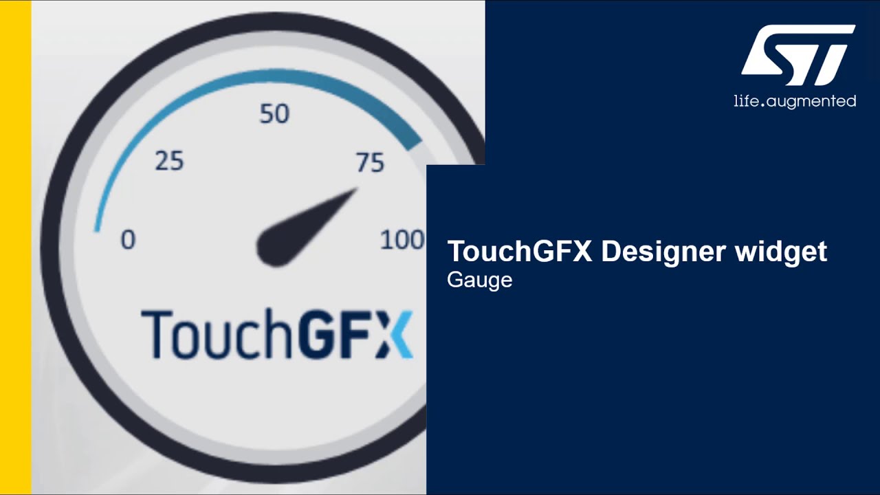Touchgfx Widget Gauge Youtube