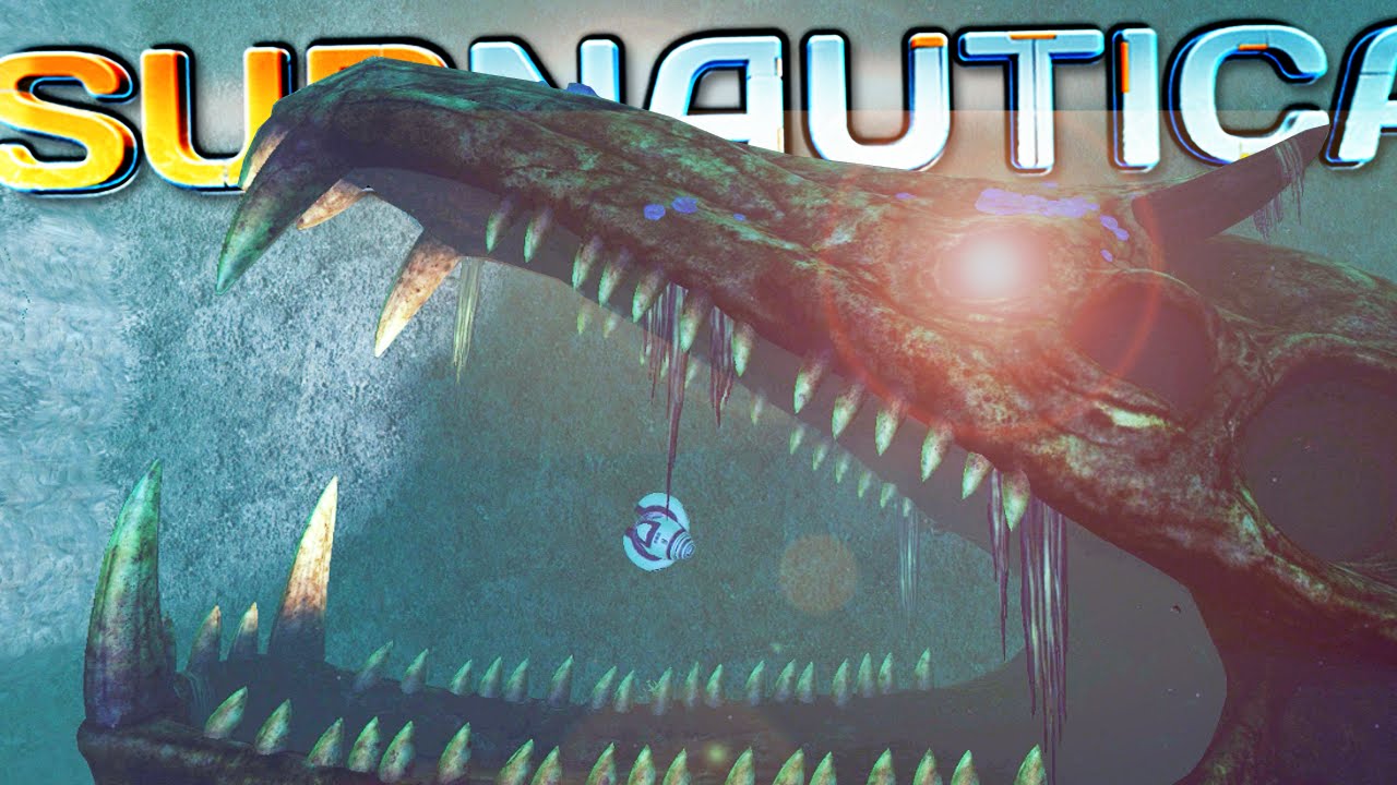 Gargantuan Creature Skeleton In The Lost River Biome Subnautica