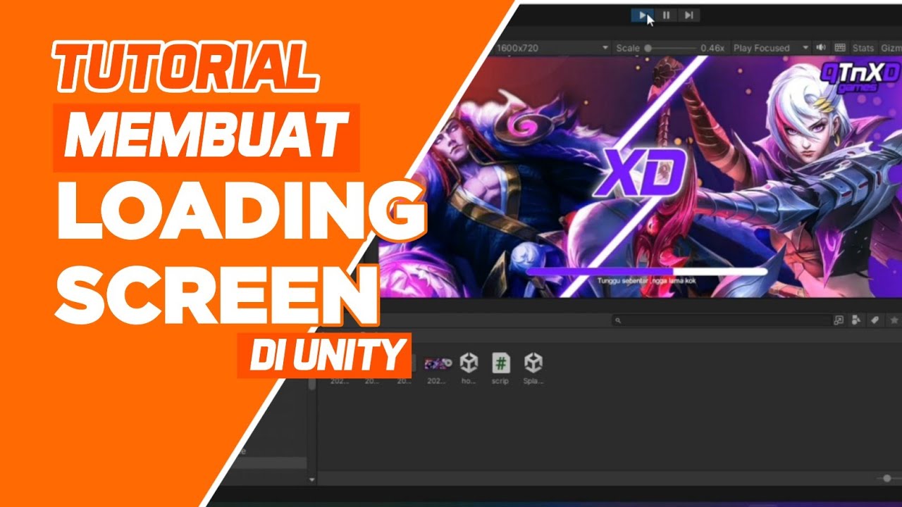 Tutorial Membuat Loading Screen Di Unity Xd Youtube
