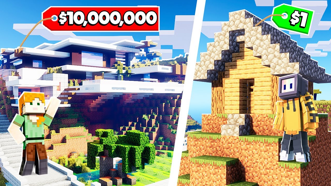 Modern House Build Battle Youtube
