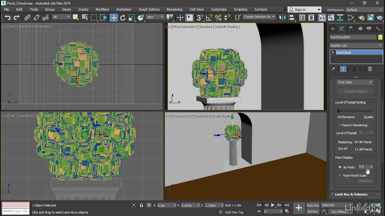 24 Render A Point Cloud Object Youtube