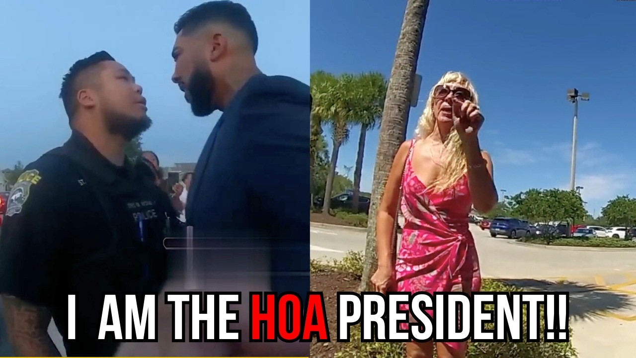 Hoa Karen Tries To Fight A Cop Youtube