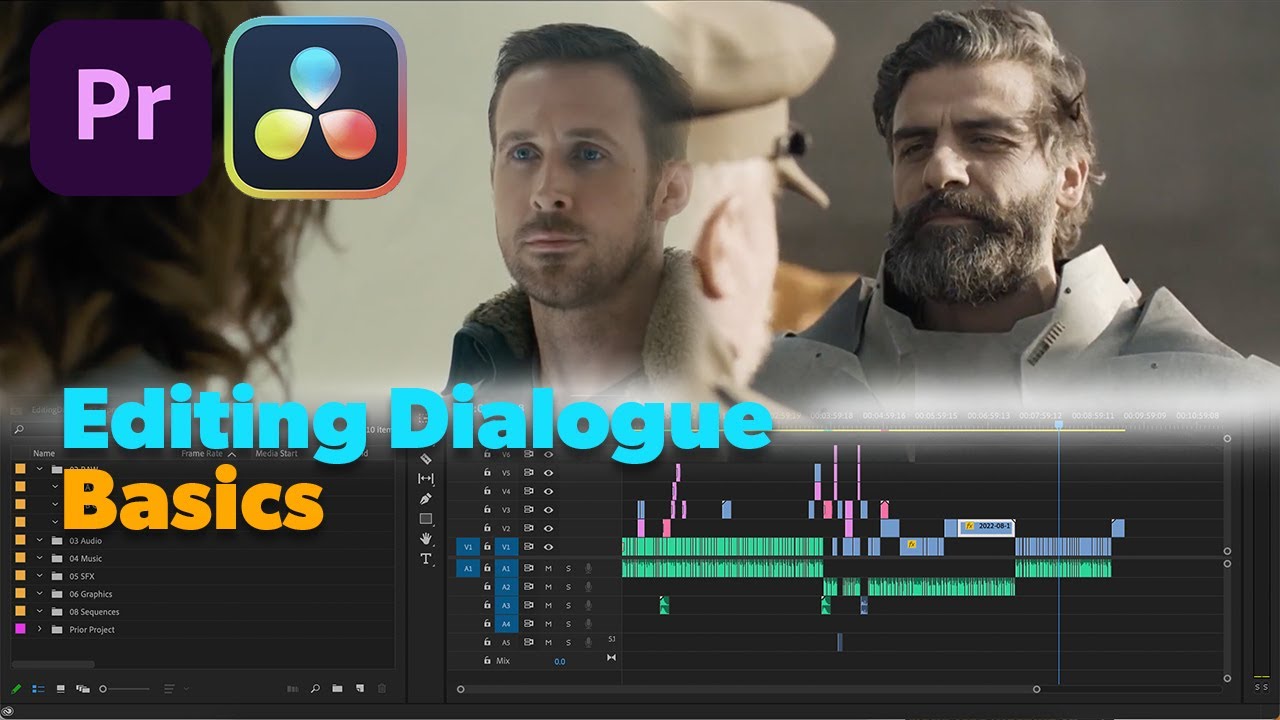 How To Edit Dialogue Basics Premiere Pro And Davinci Resolve 18 Youtube