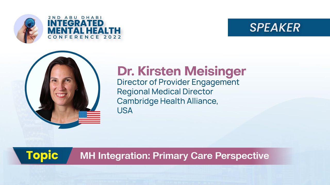 Dr Kirsten Meisinger Mh Integration Primary Care Perspective Youtube