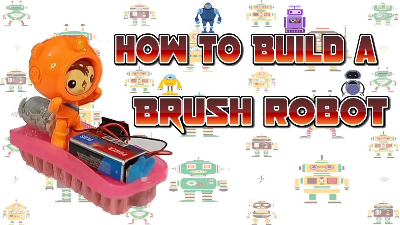 How To Make An Easy Bristlebot How To Build A Brushbot Jumping