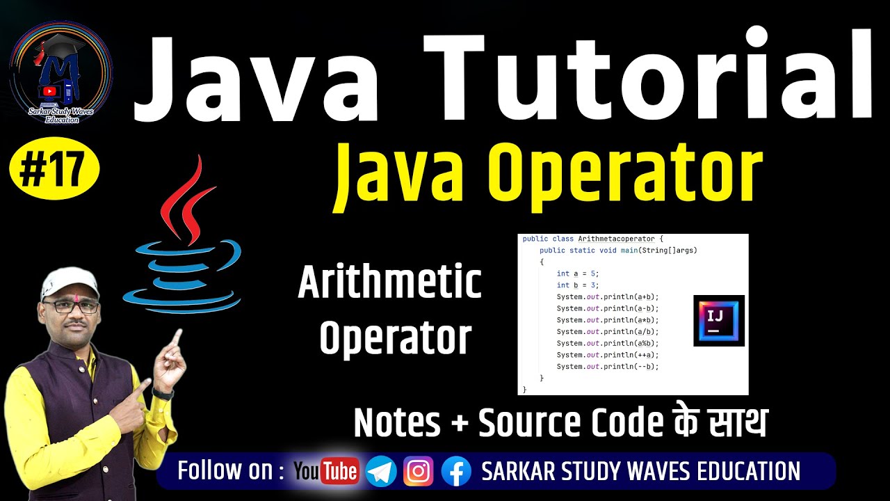 17 Java Programming Tutorial Operators In Java Arithmetic Operator