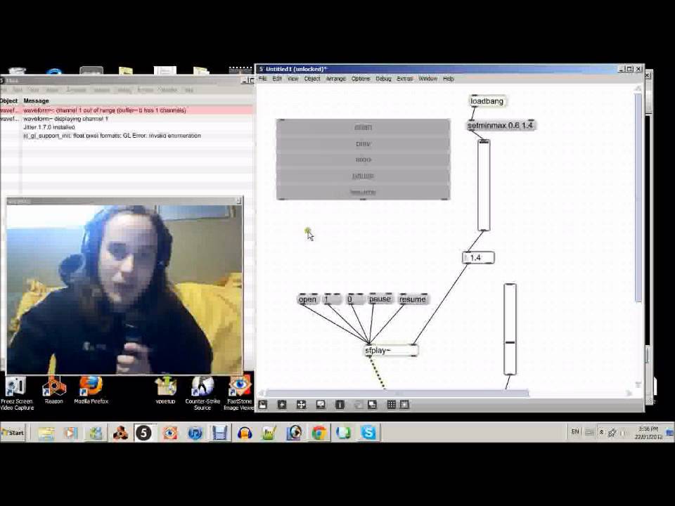 Improving Sfplay Basics Tutorial Max Msp Youtube