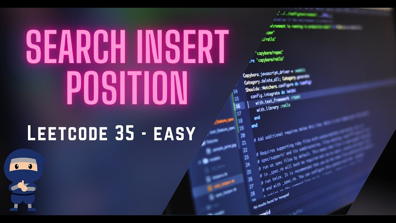Search Insert Position Leetcode 35 Python Javascript Java C
