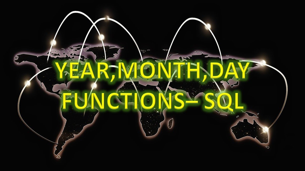 Sql Year Month Day Functions Tutorial And Examples For Beginners