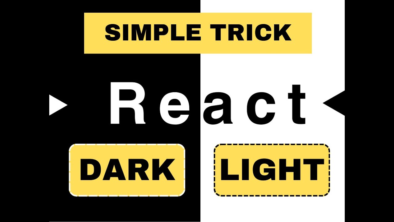 Light Dark Mode React Typescript Simplest Way Youtube