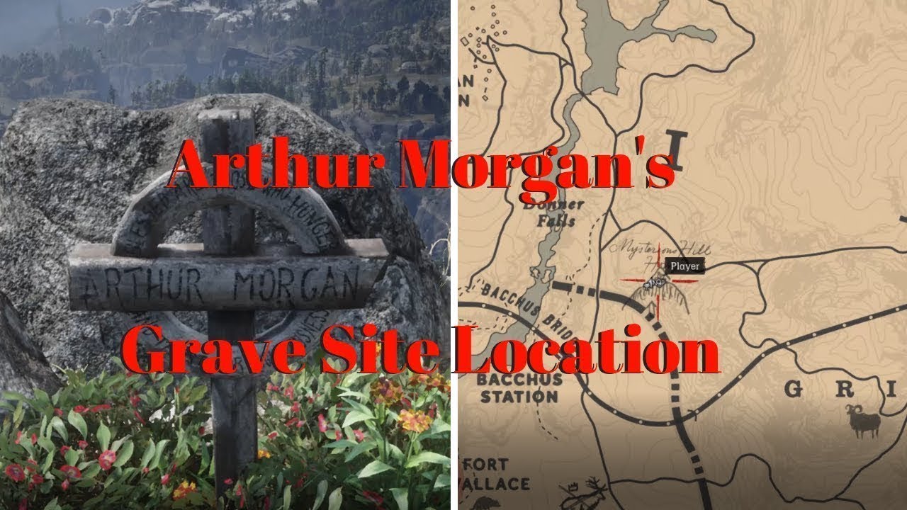 Red Dead Redemption 2 Arthur Morgan S Grave Site Location Fullموقع قبر