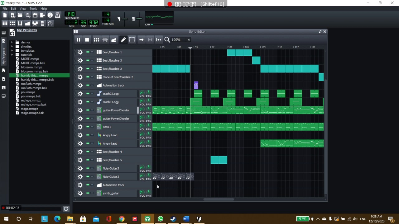 Lmms Basic Tutorial Example Video 1 Youtube