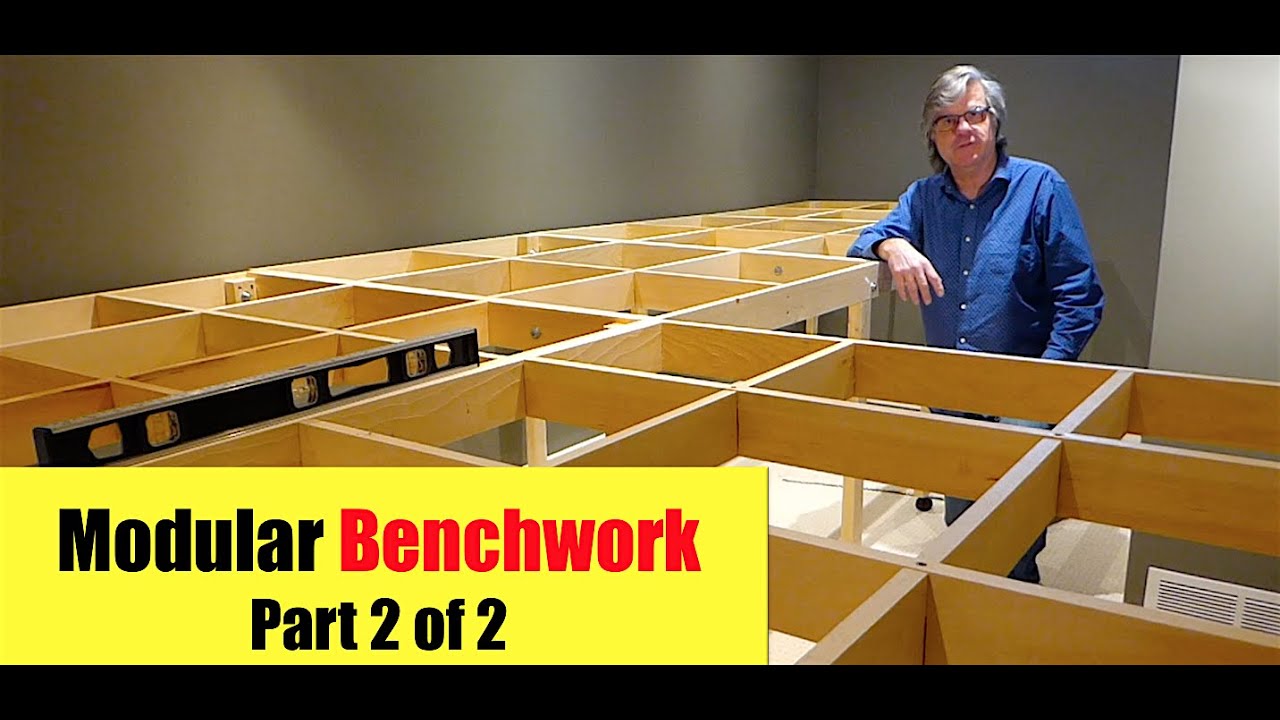 Building A Model Railroad Episode 3 Modular Benchwork Part 2 Of 2