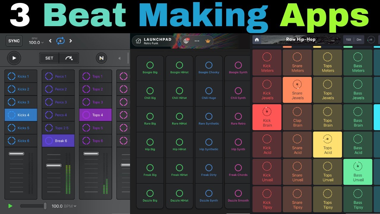 3 Beginner Friendly Beat Making Apps Youtube