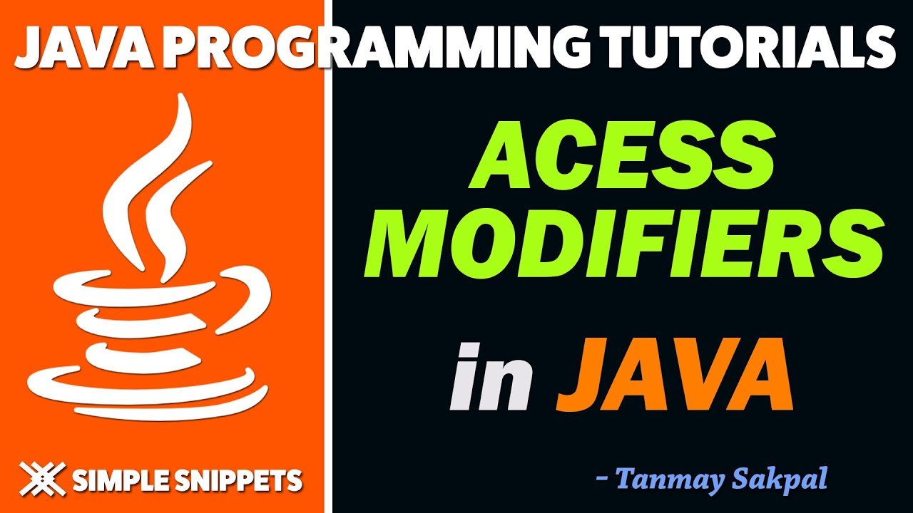Java Access Modifiers Explained In Detail With Program Examples Youtube