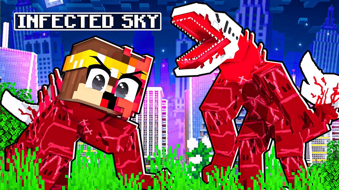 Nasci Como Infected Sky No Minecraft Youtube
