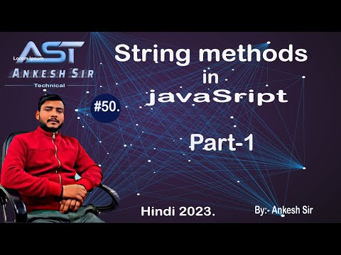 String Methods In Javascript In Hindi Javascript String Functions