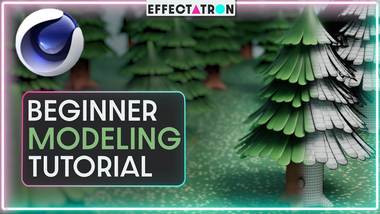 Beginner Modeling Tutorial Model A Cute Stylized Tree With Cinema 4d