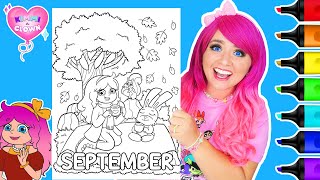 Coloring Kimmi The Clown Calendar Coloring Book October Halloween