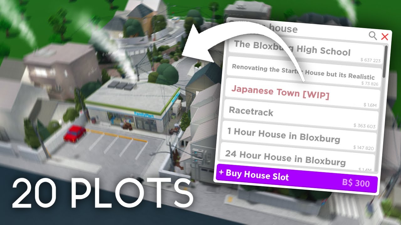 Showing All Of My Plots In Bloxburg Youtube