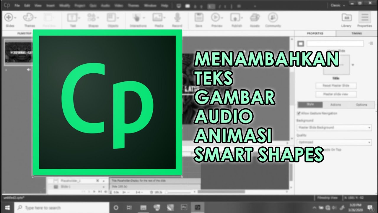 Tutorial Dasar Adobe Captivate Youtube