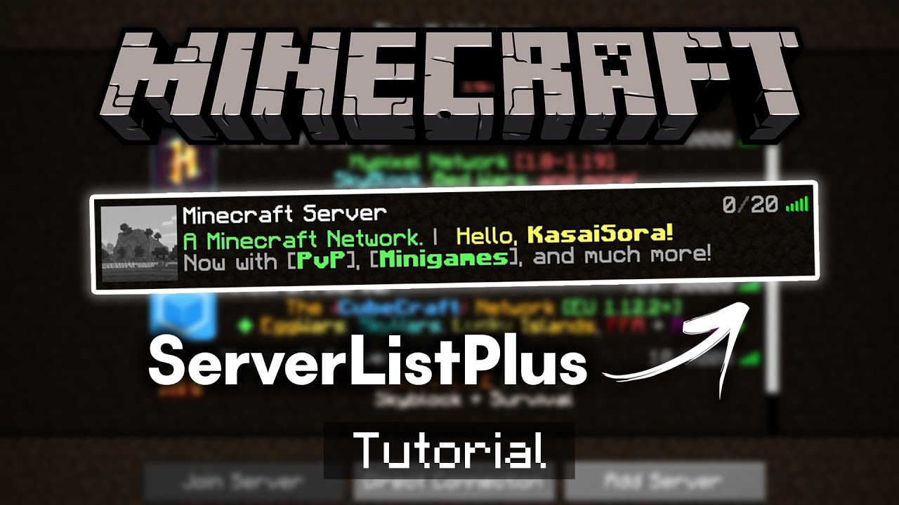 Setup Serverlistplus On Your Minecraft Server Tutorial Youtube