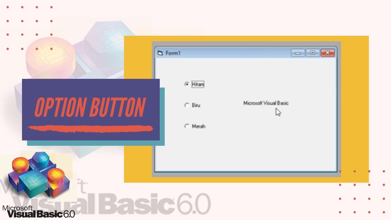 Visual Basic Tutorial Option Button Youtube