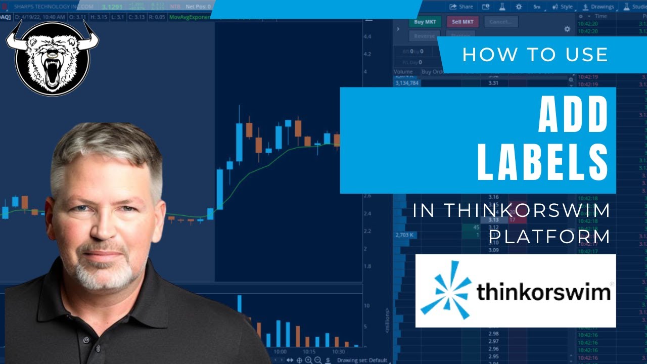 How To Add Labels In Thinkorswim Youtube