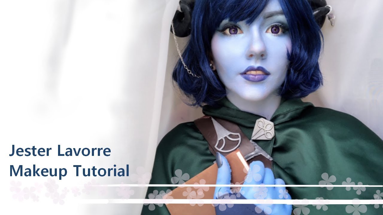 Critical Role Jester Cosplay Makeup Tutorial Youtube