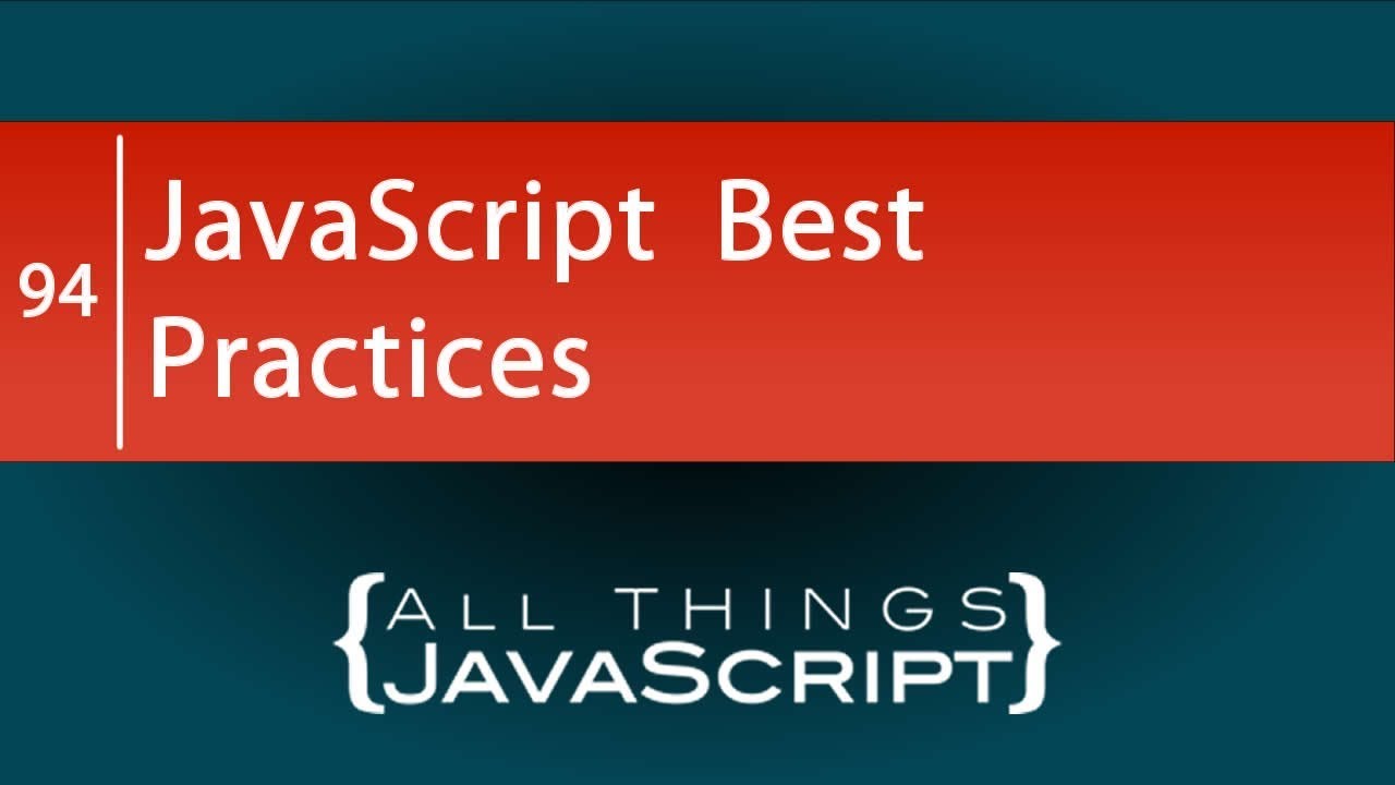 Javascript Fundamentals Best Practices Youtube