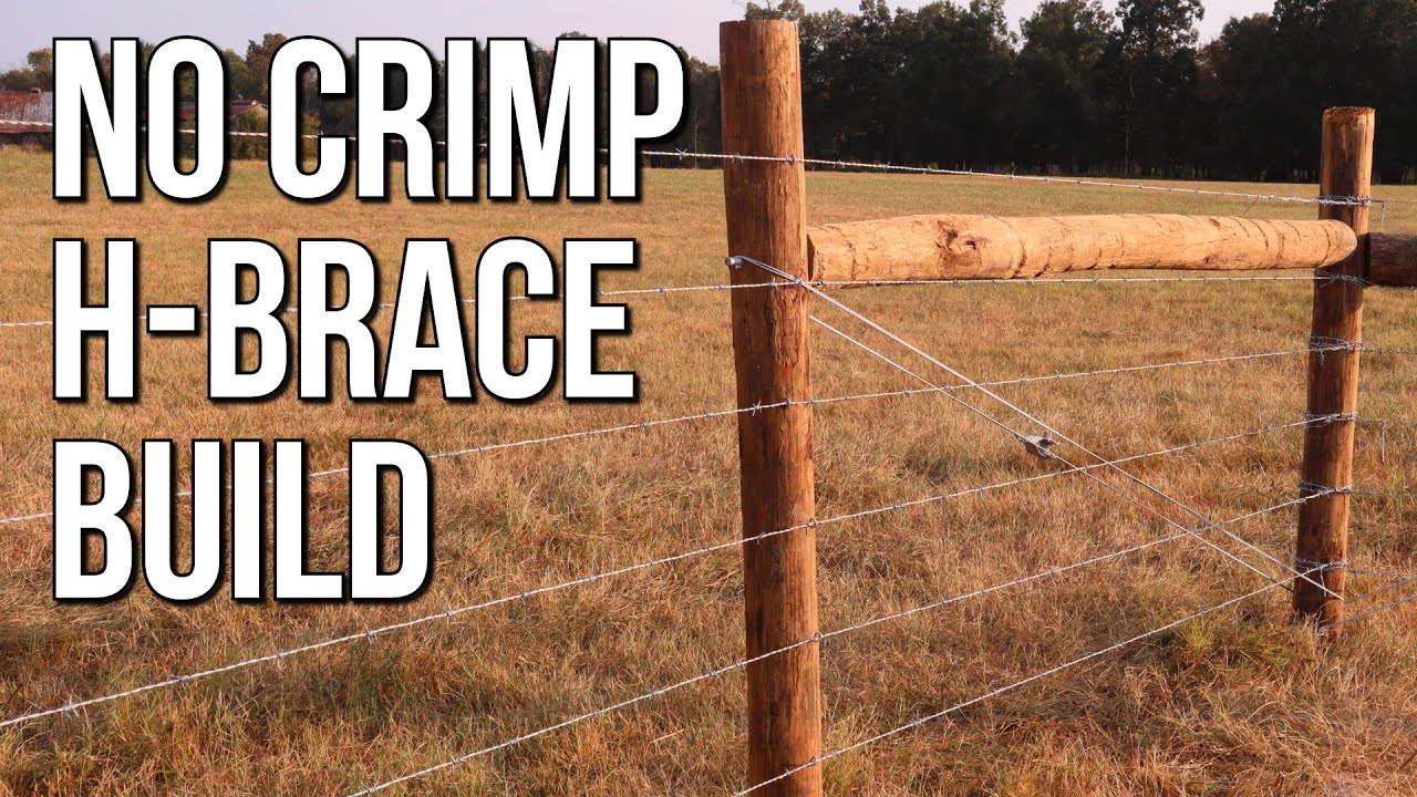 Barbed Wire Fence H Brace All About Fencing Uf Ifas Extension Duval